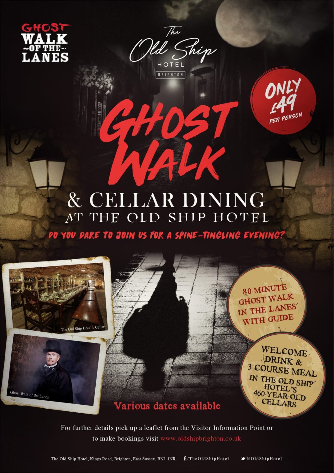 Brighton Ghost Walk of The Lanes | Brighton's Premier Walk
